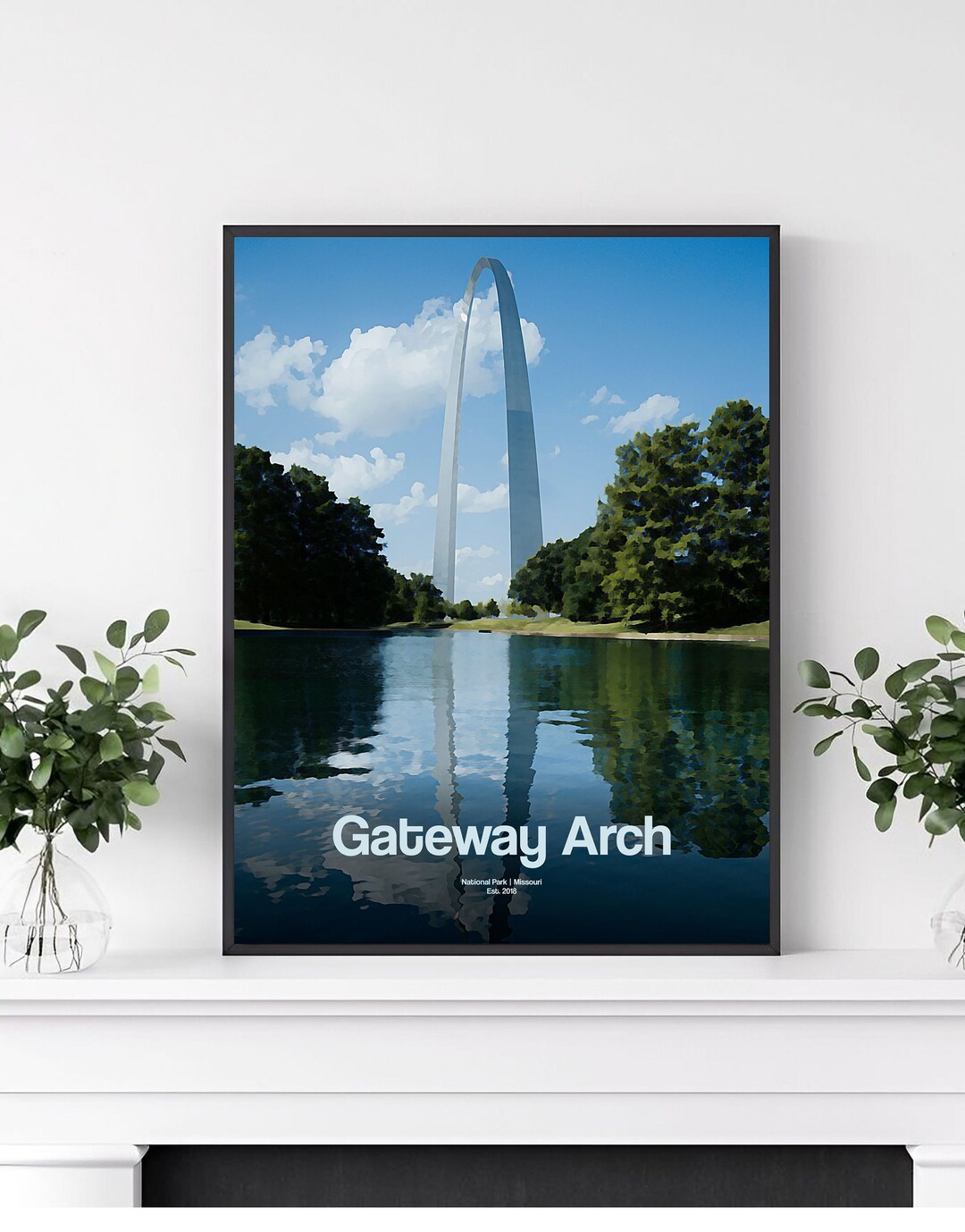 Gateway Arch National Park Poster | Gateway Archtravel Print | USA ...