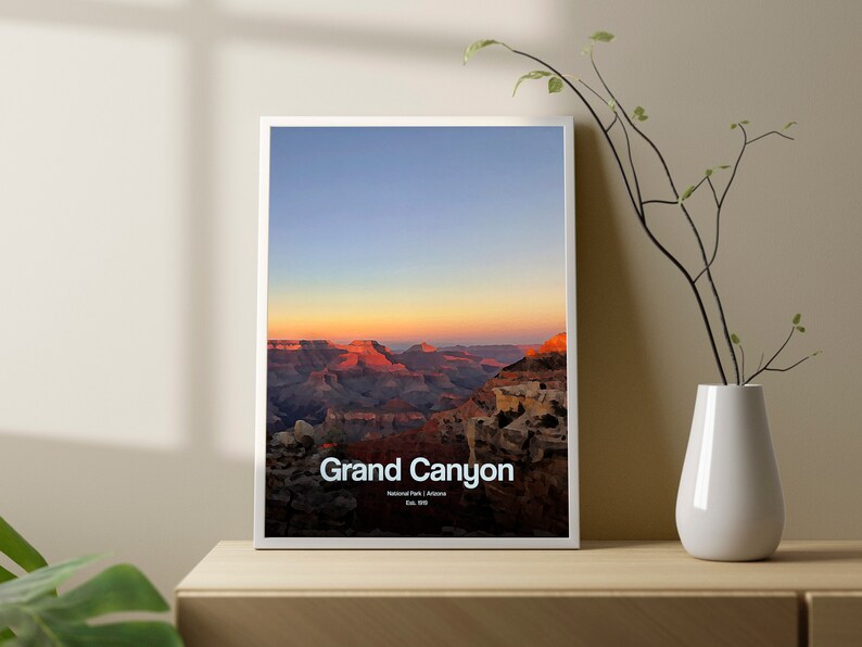 Grand Canyon National Park Poster National Park Print - Etsy