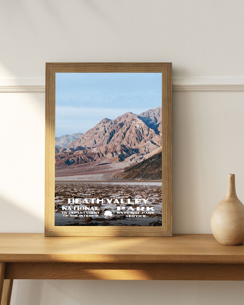 Death Valley National Park Poster WPA Style Vintage Travel - Etsy
