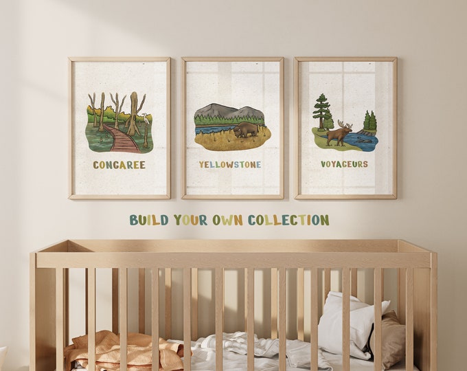 National Park Nursery Decor, Build Your Own Set of National Park Decor ...