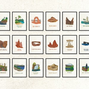 National Park Nursery Decor, Build Your Own Set of National Park Decor ...