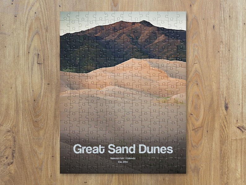 Puzzle Great Sand Dunes National Park Jigsaw Puzzle - Etsy