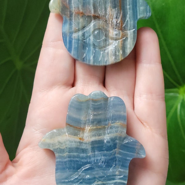 Blue Hamsa Hand - Etsy