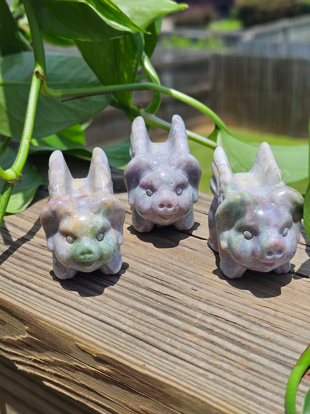 Ocean Jaspet Flying Pig - Etsy