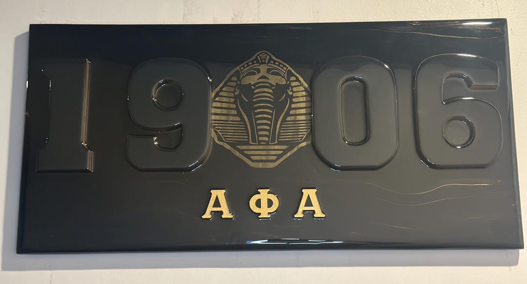 Alpha Phi Alpha Bold/sphinx Wall Art- 1906 - Etsy