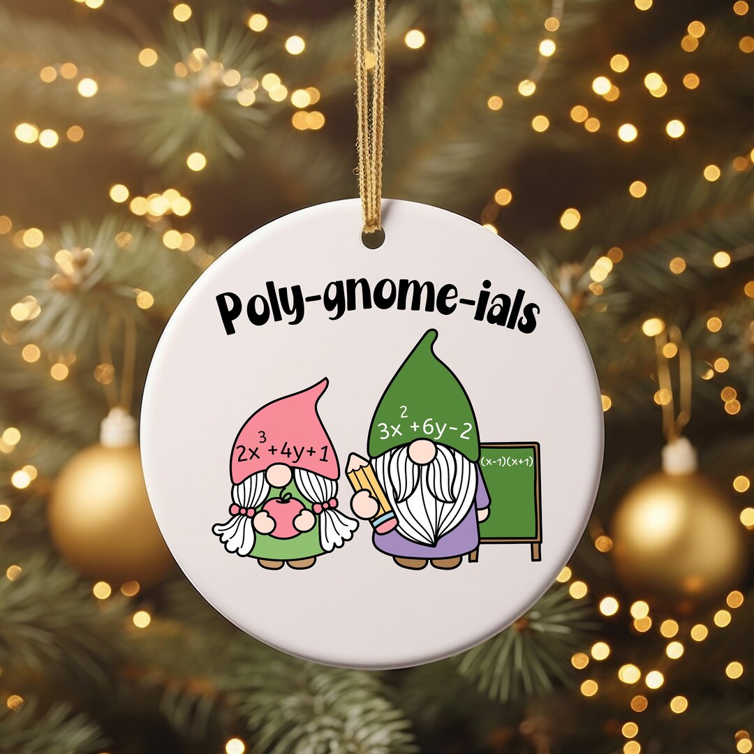 Funny Math Teacher Ornament, Math Teacher Christmas Gift, Funny Math ...