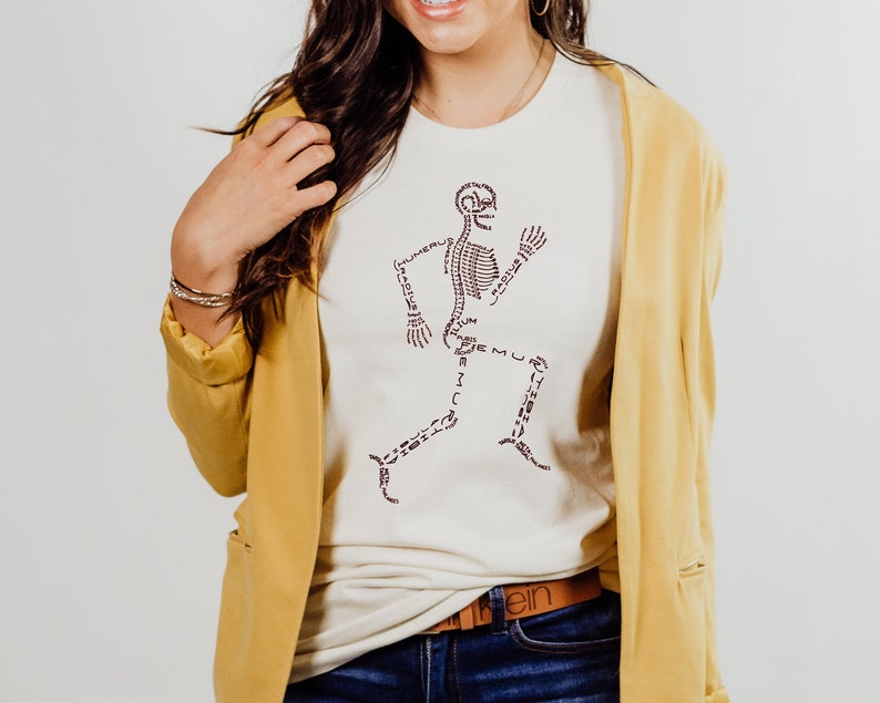 Skeleton Anatomy Shirt Halloween Shirt for Science Teacher - Etsy