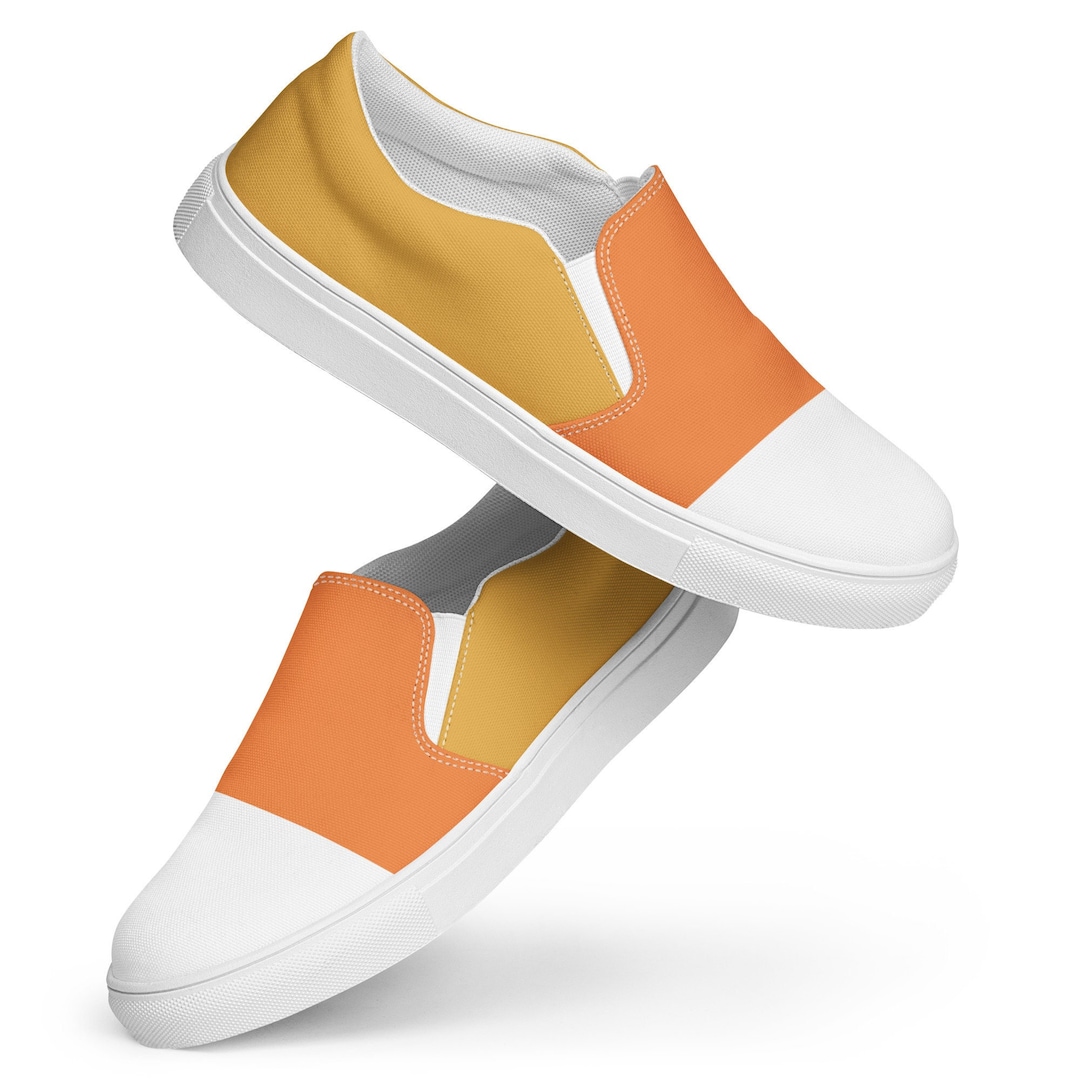 Candy Corn Shoes Women's Halloween Shoes Cute Halloween - Etsy