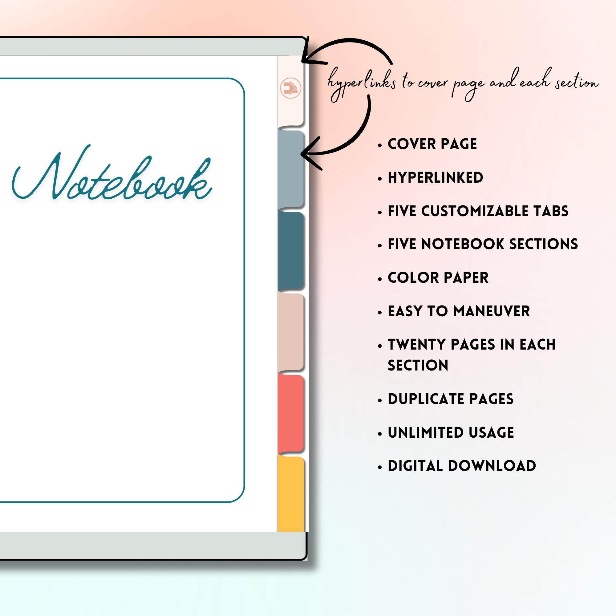 Remarkable Paper Pro Color Paper Notebook - Etsy