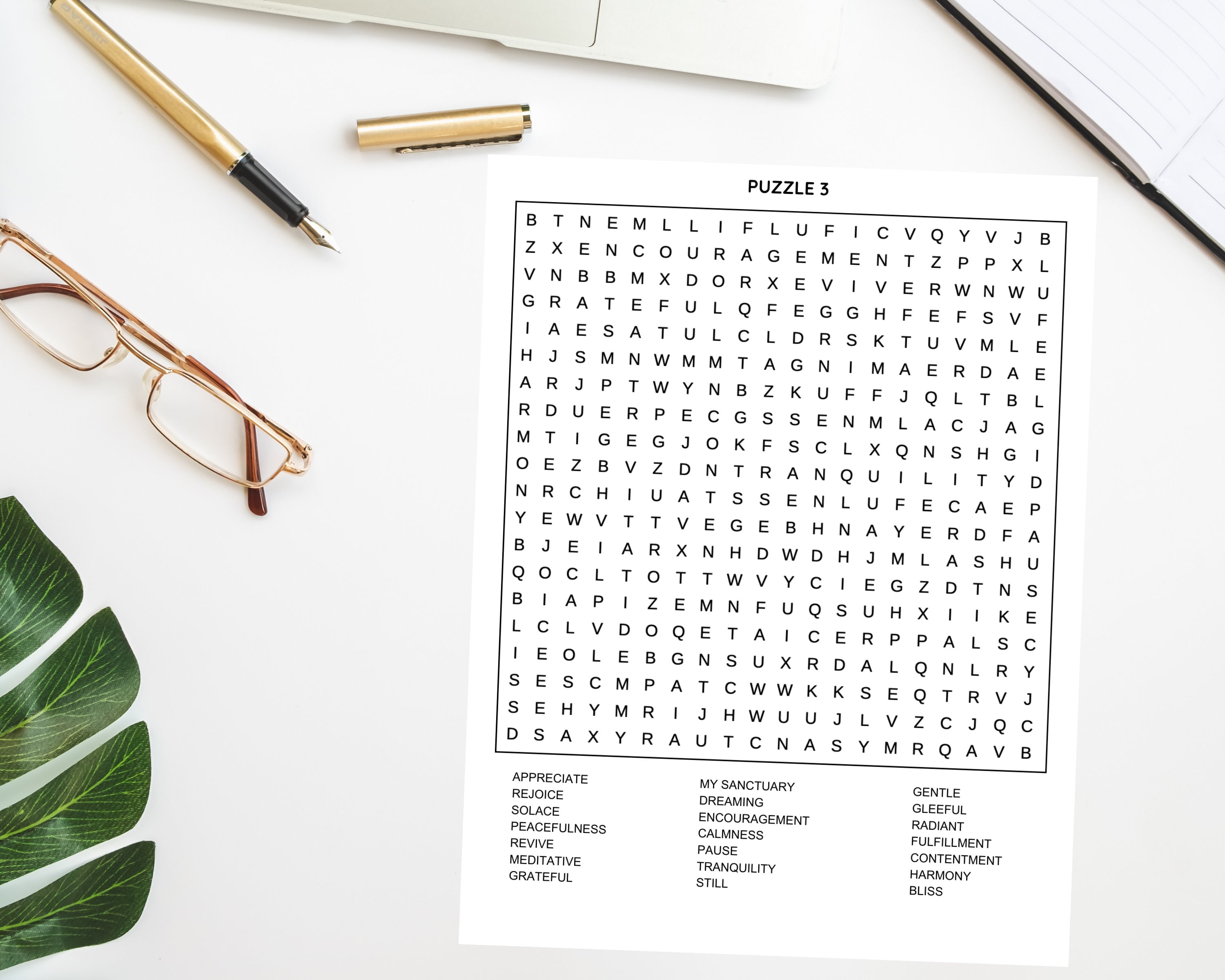 Word Search for Teens, Word Search Printable Difficult, Mindfulness ...