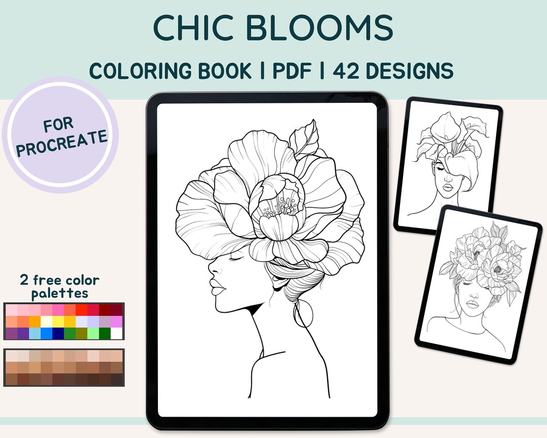 Cool Coloring Pages for Teens Procreate Coloring Book for Adult ...