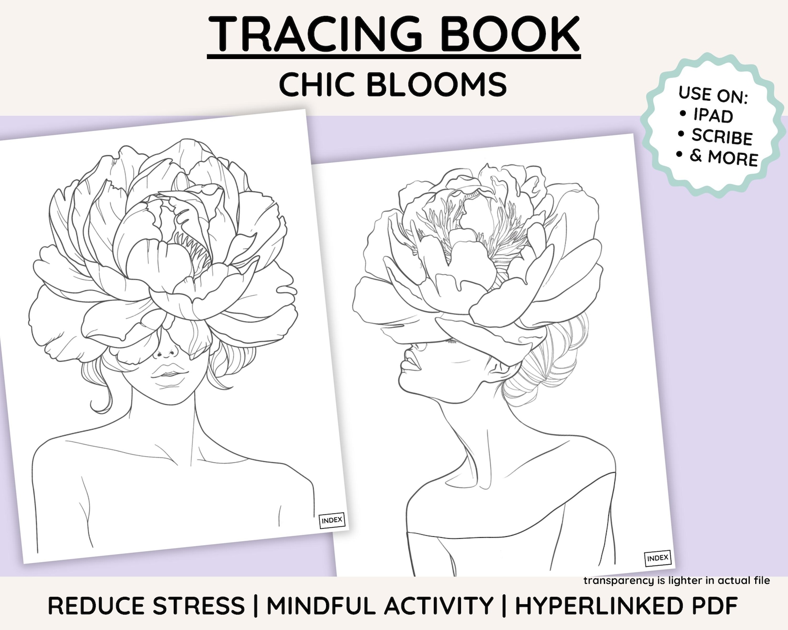 Stress Relief Activities for Remarkable, Mindful Tracing Templates ...