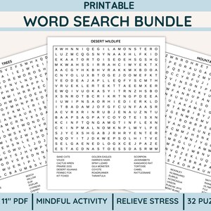 Printable Word Searches Difficult, Mindfulness Activity for Women, Word ...