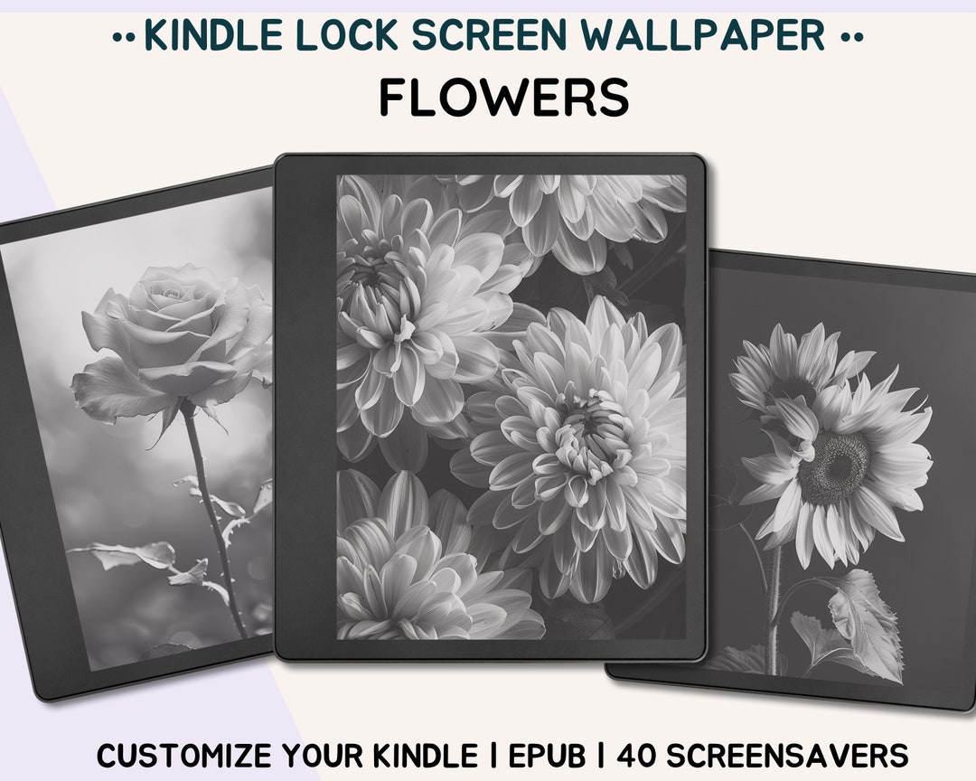 Floral Kindle Lock Screen Wallpaper: 40 Flower Designs (digital ...
