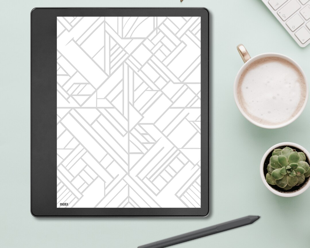 Scribe Tracing Pages Abstract Pattern Tracing Mindful Activity for Men ...