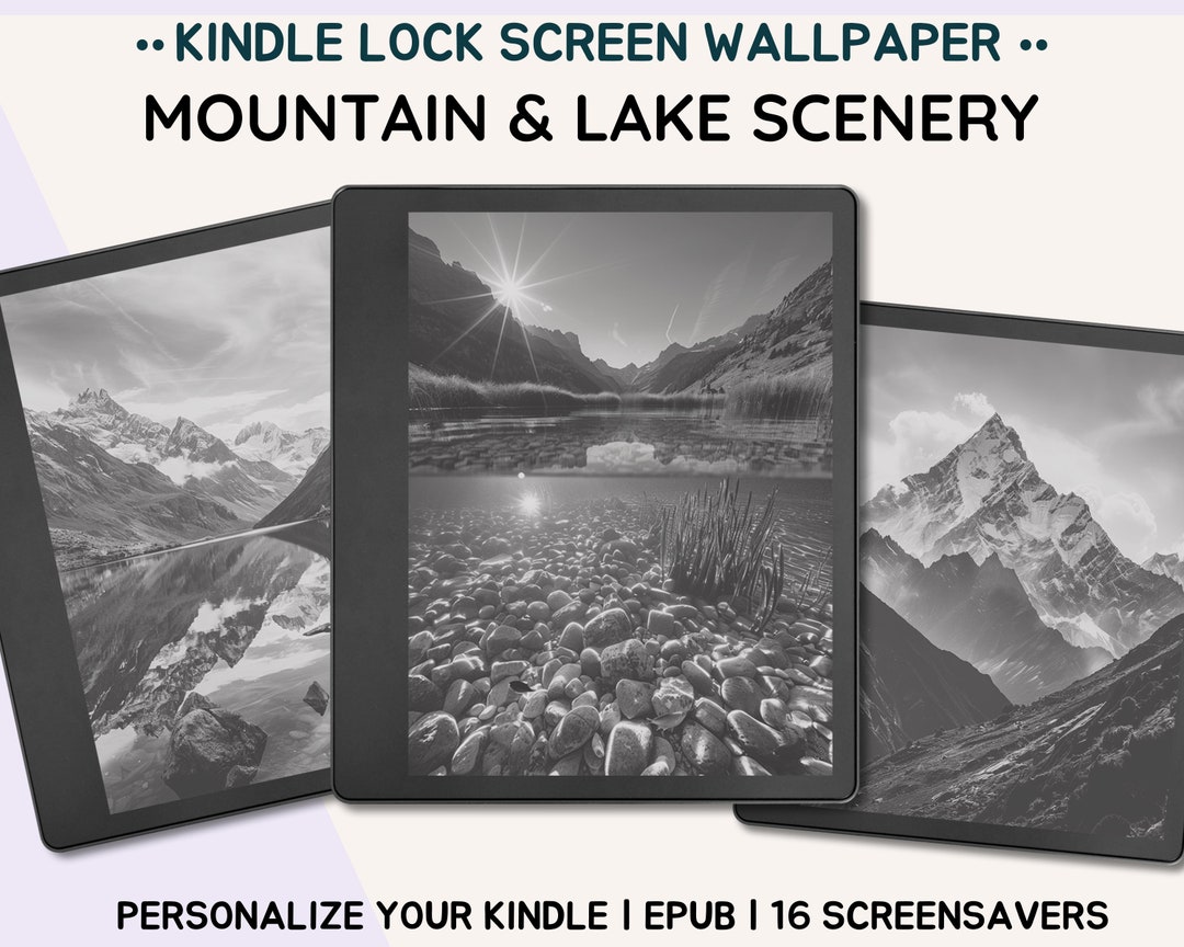 Mountain Lake Kindle Lock Screen: Nature Wallpaper (16 Epub Files ...