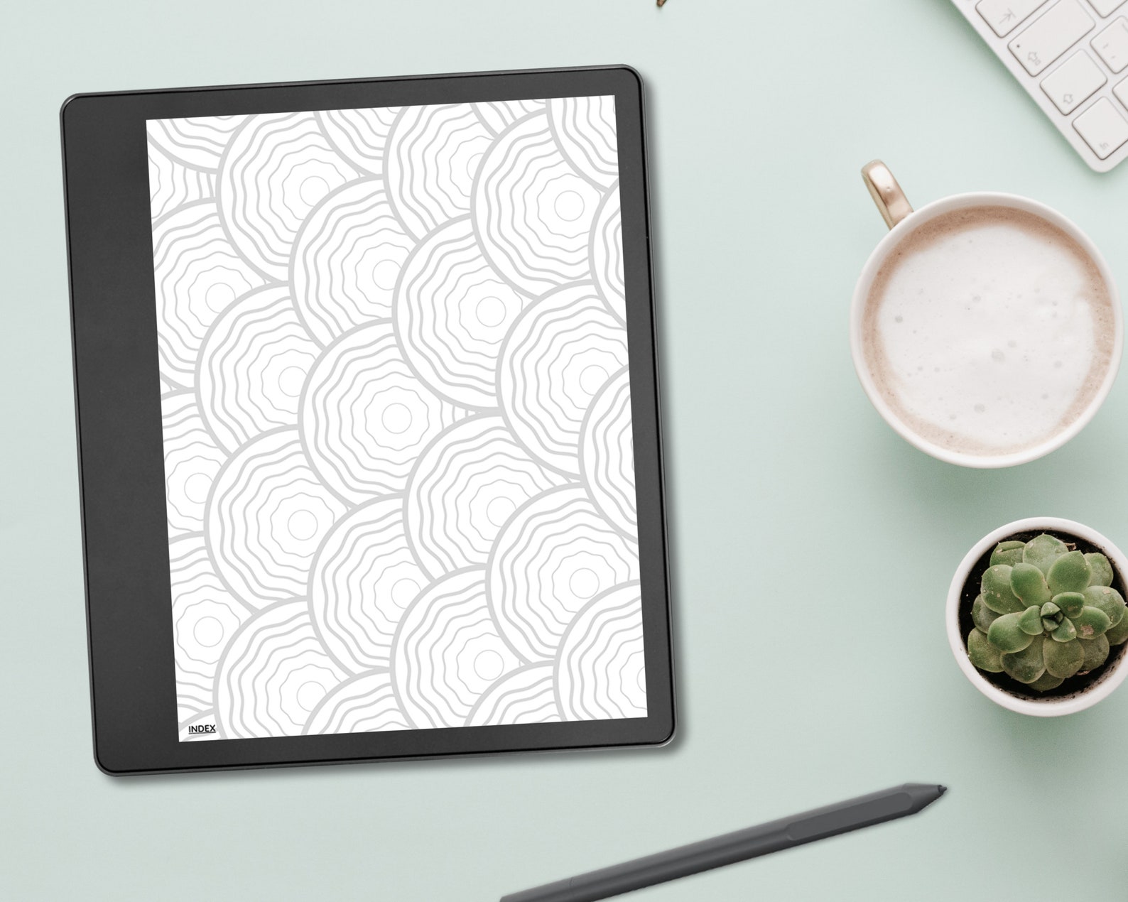 Mindful Tracing Activity Book Geometric Kindle Scribe Tracing Pages for ...