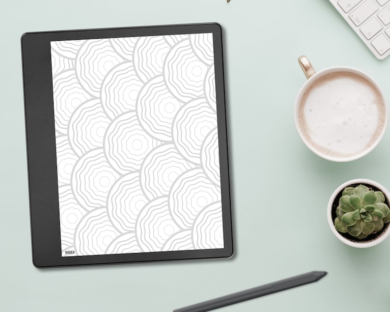 Mindful Tracing Activity Book Geometric Kindle Scribe Tracing Pages for ...