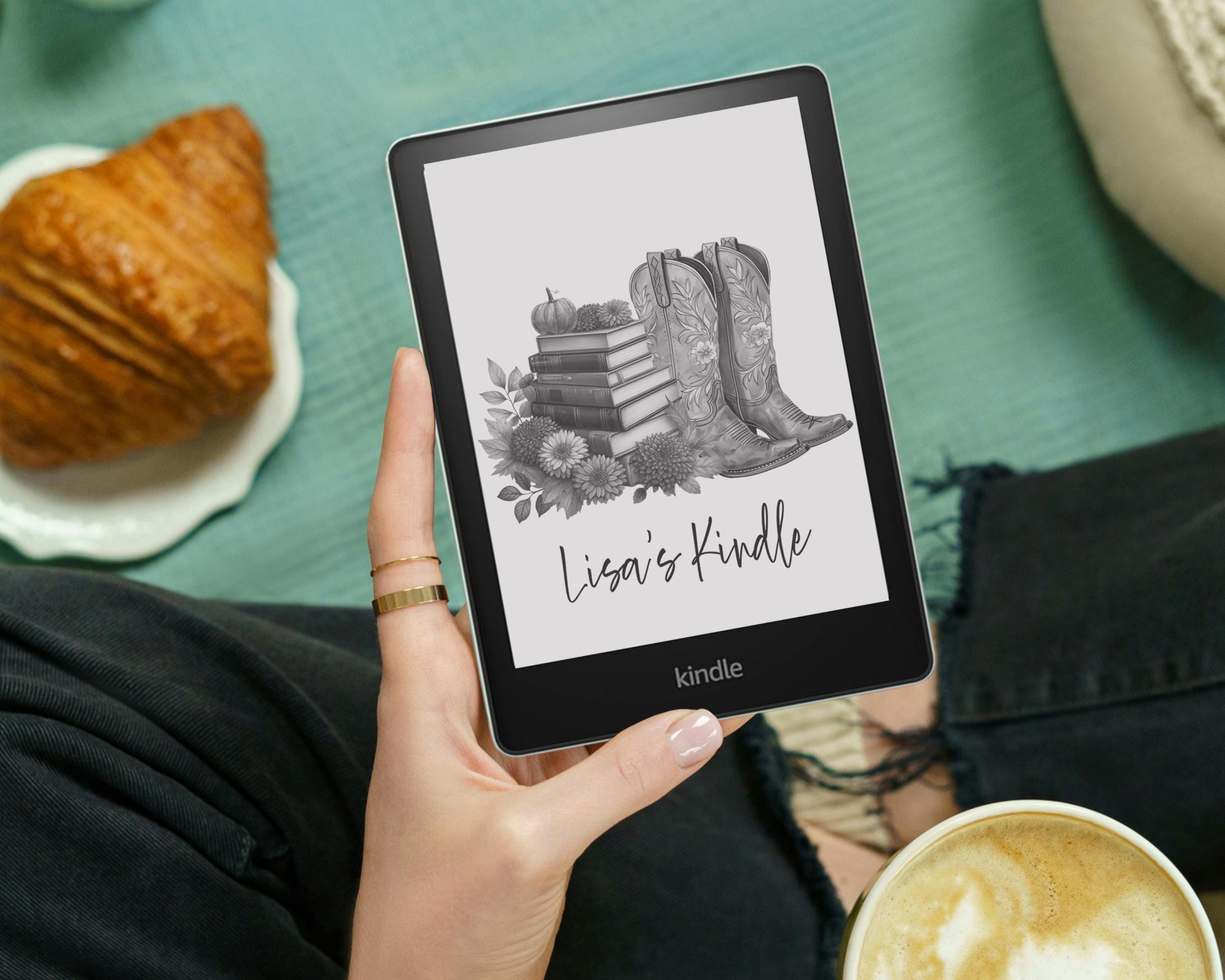 Personalized Western Kindle Wallpaper: Custom Lock Screen (digital ...