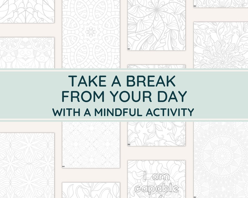 Kindle Scribe Mindfulness Tracing Book: Abstract Patterns (PDF) - Etsy