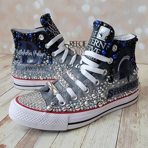 High Top Bling Converse - Wedding, Prom, Birthday - Etsy