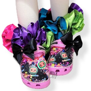 Custom Kids Bling Slides - Embellished Slides - Etsy