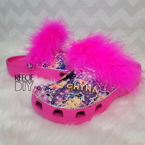 Custom Kids Bling Slides - Embellished Slides - Etsy