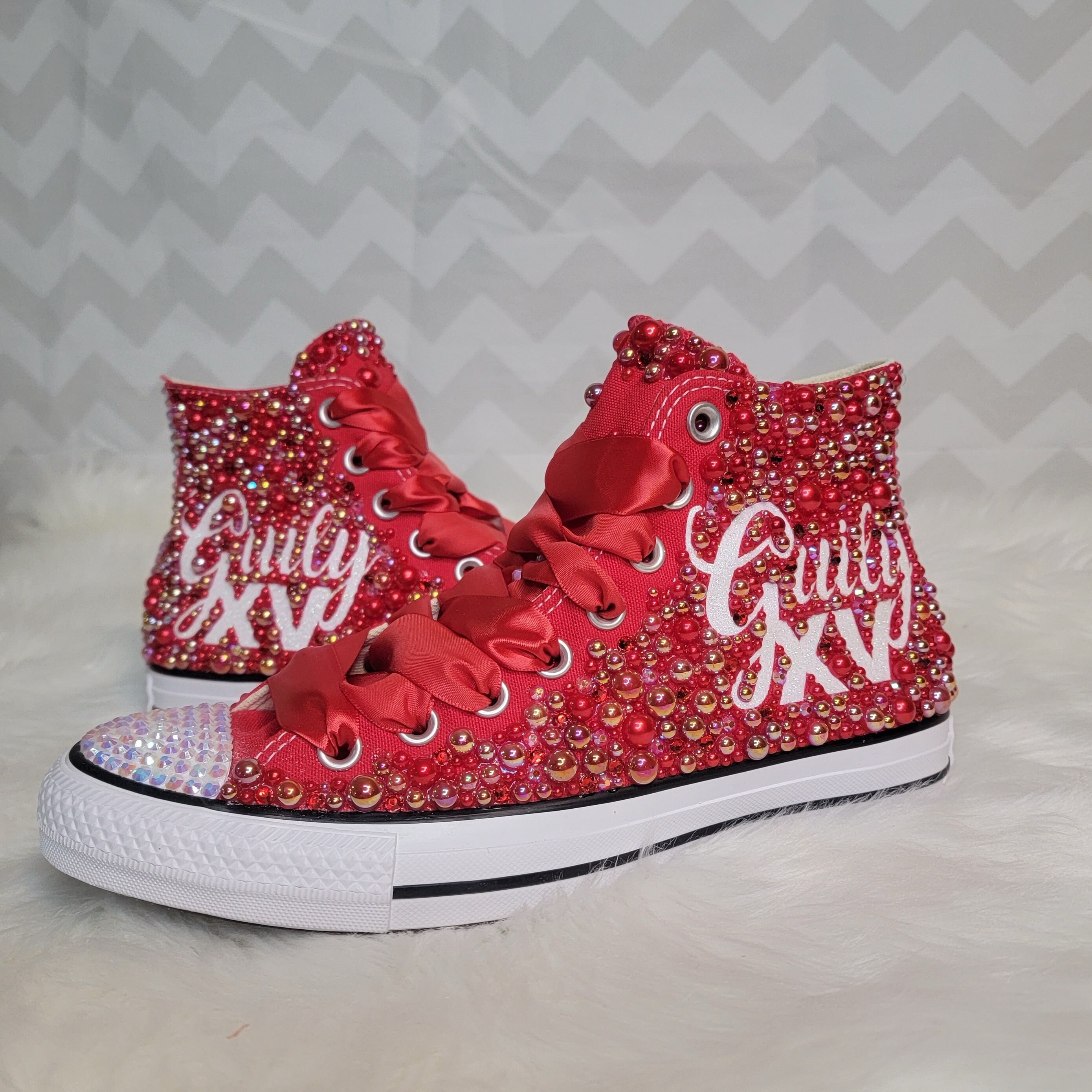 Sparkly converse for prom store