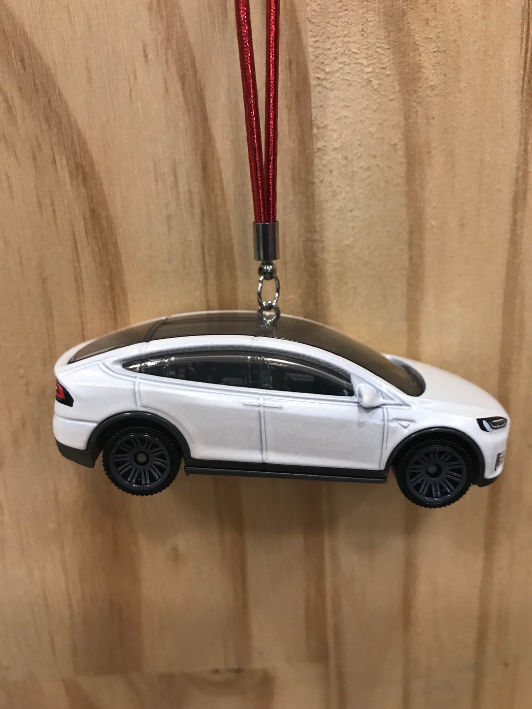 White Tesla Die-cast Car Custom Christmas Ornament Free Shipping - Etsy