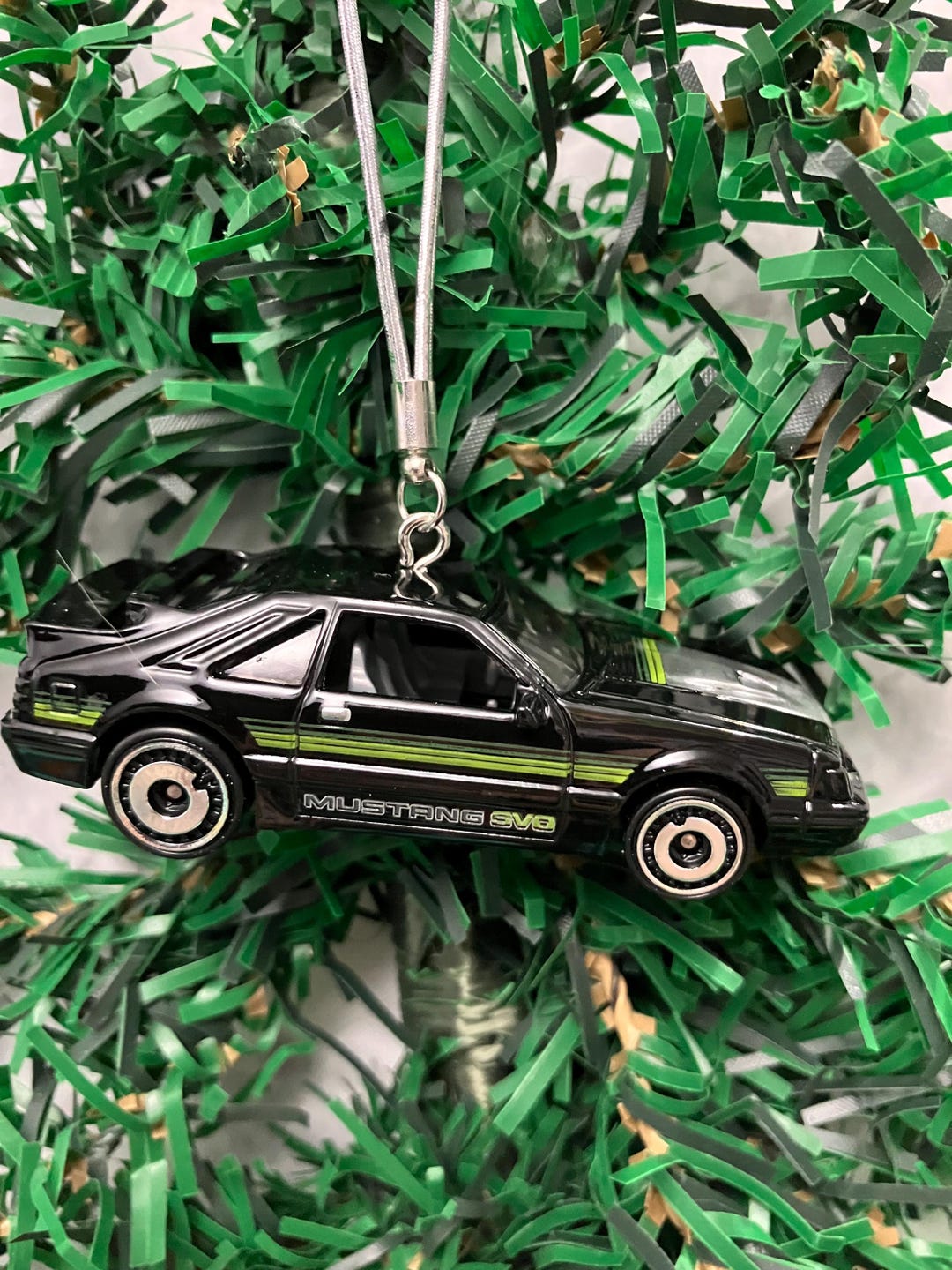 Black Mustang Die-cast Car Christmas Ornament Free Shipping - Etsy