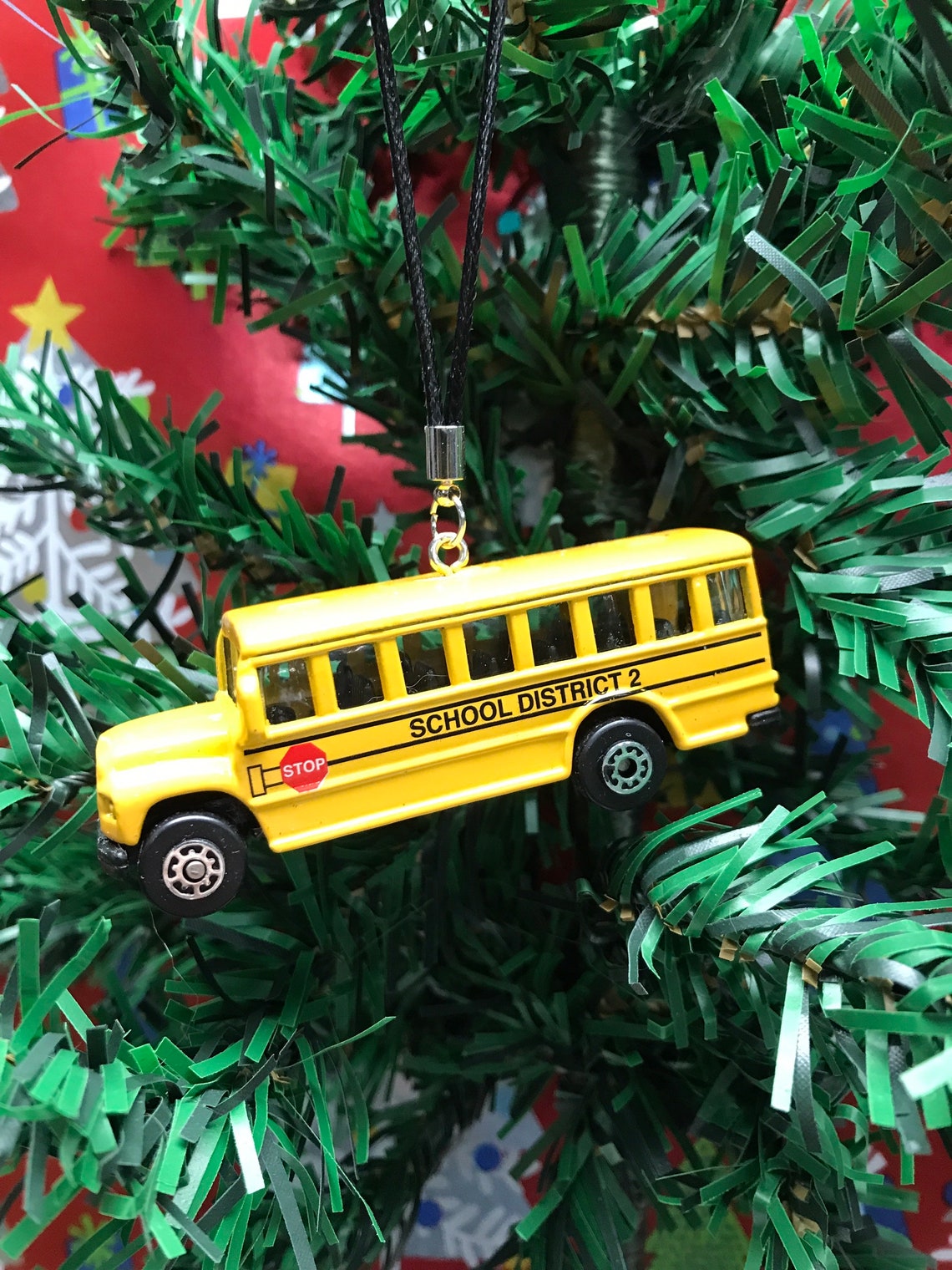 School Bus Christmas Ornament Free Shipping - Etsy