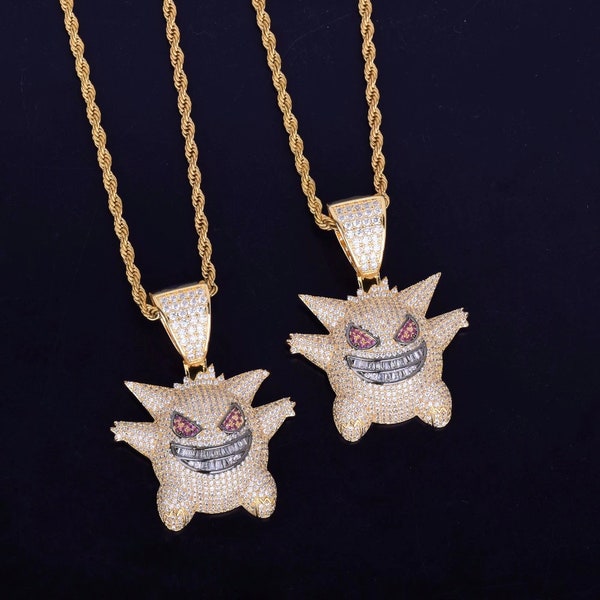 Anime Gold Pendant - Etsy