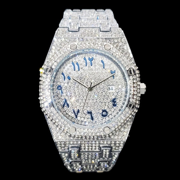 Iced Out Watch - Etsy