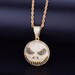 Character Round Face Pendant Necklace , Cubic Zircon , Hip Hop Jewelry ...