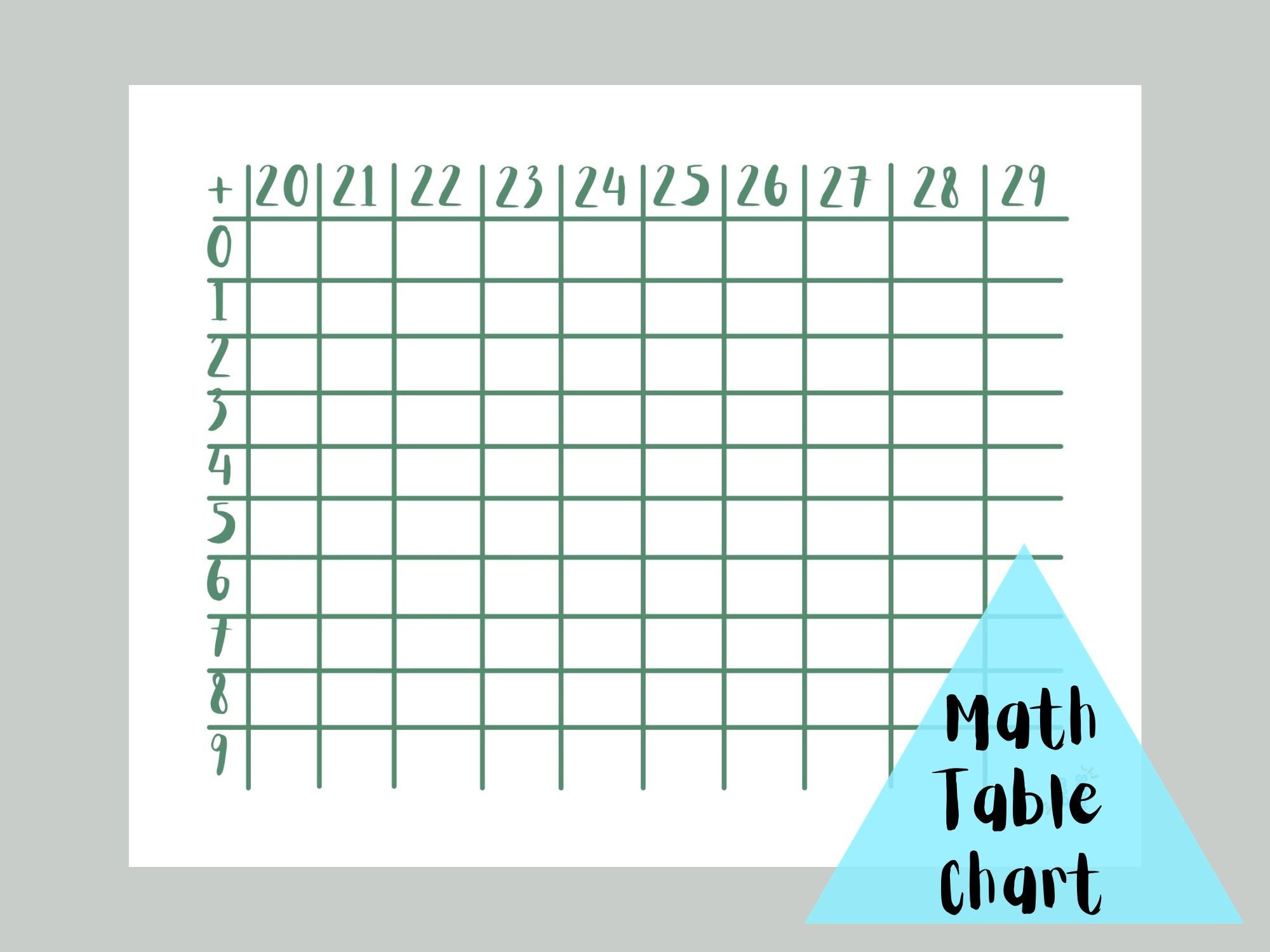 Single Digits 20-29 Adding With Answers Classroom Adding Adding Tutor ...
