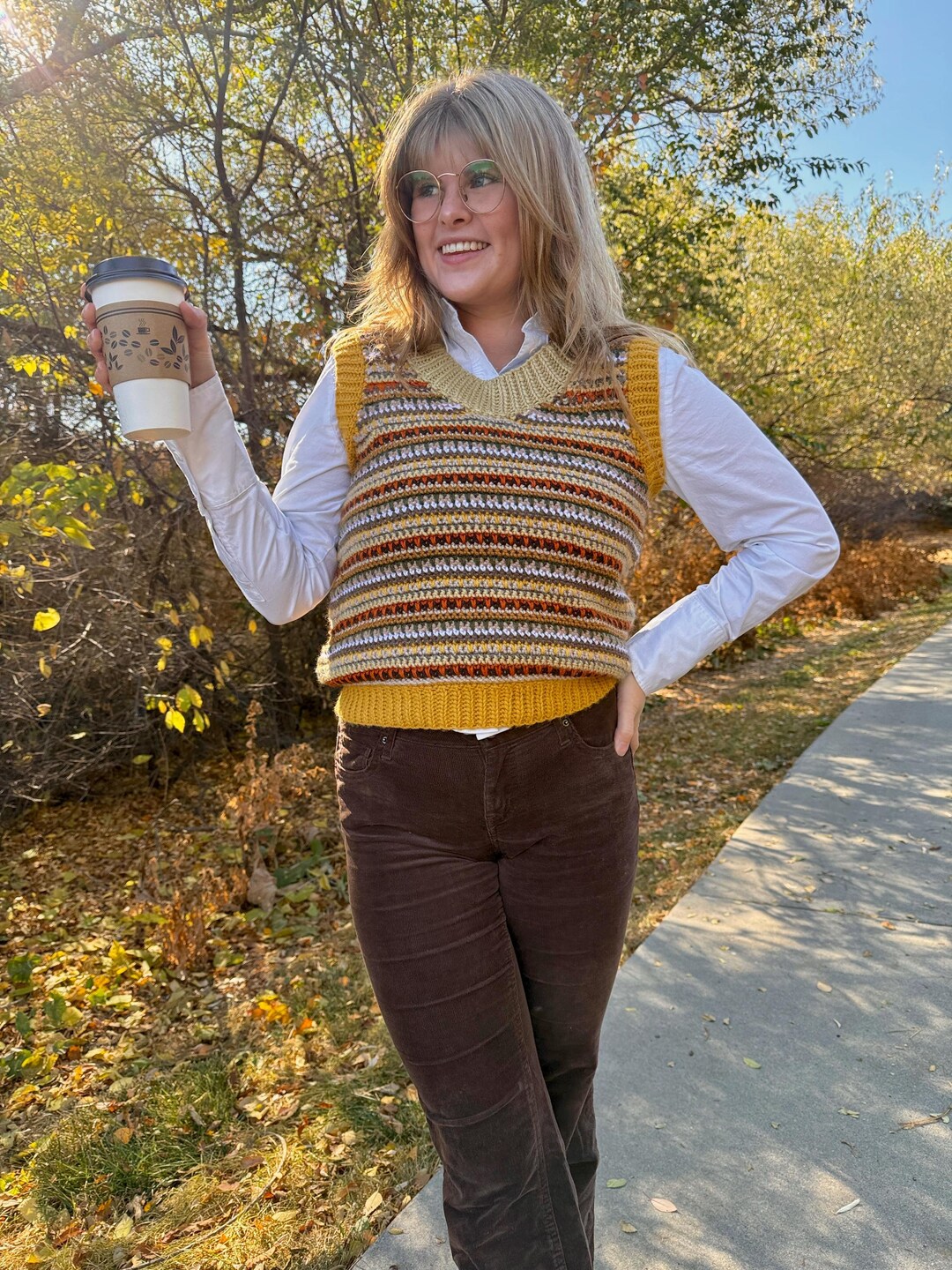 Crochet Vest PATTERN / Ultimate Stash Bust Vest / Slip Stitch / Instant ...