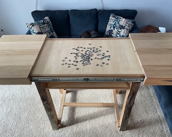 Hidden Puzzle Table - Etsy