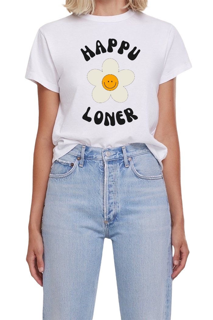 Happy Loner Svg Png Cricut Digital File Mugs T Shirts | Etsy