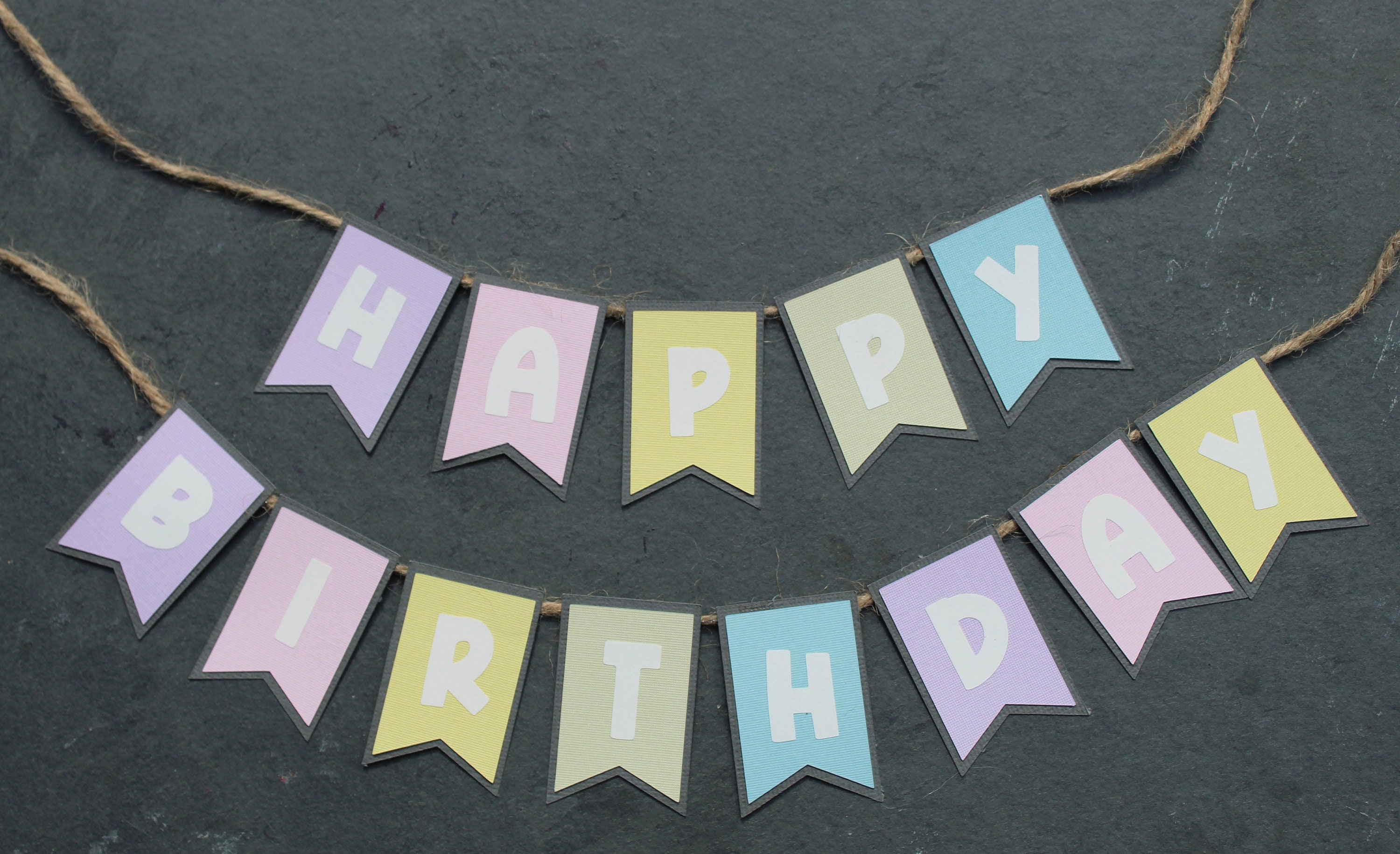 Mini Birthday Banner - Etsy
