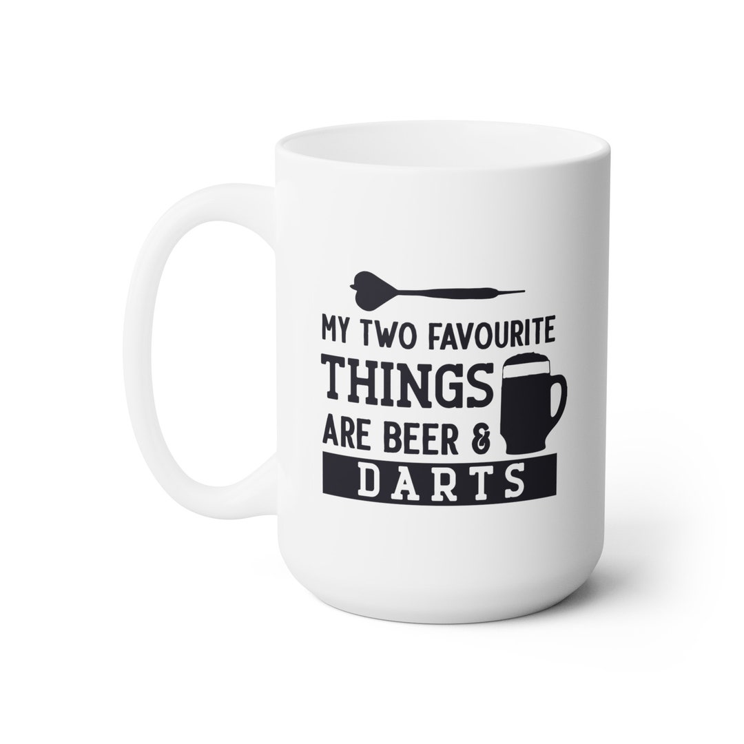 Darts Joke Mug, Gift for Darts Player, Darts Hobby Gift, Competitive ...
