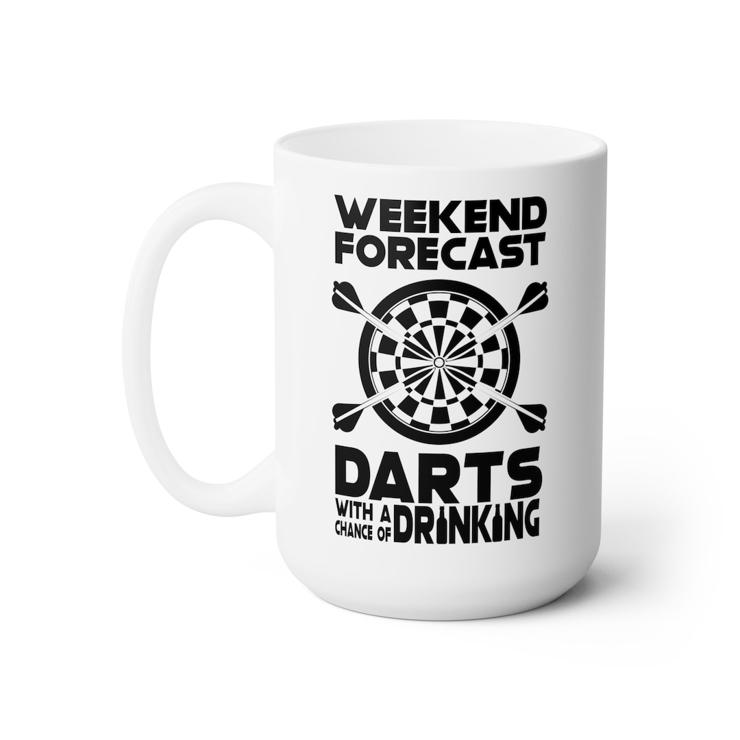 Darts Joke Mug, Gift for Darts Player, Darts Hobby Gift, Competitive ...