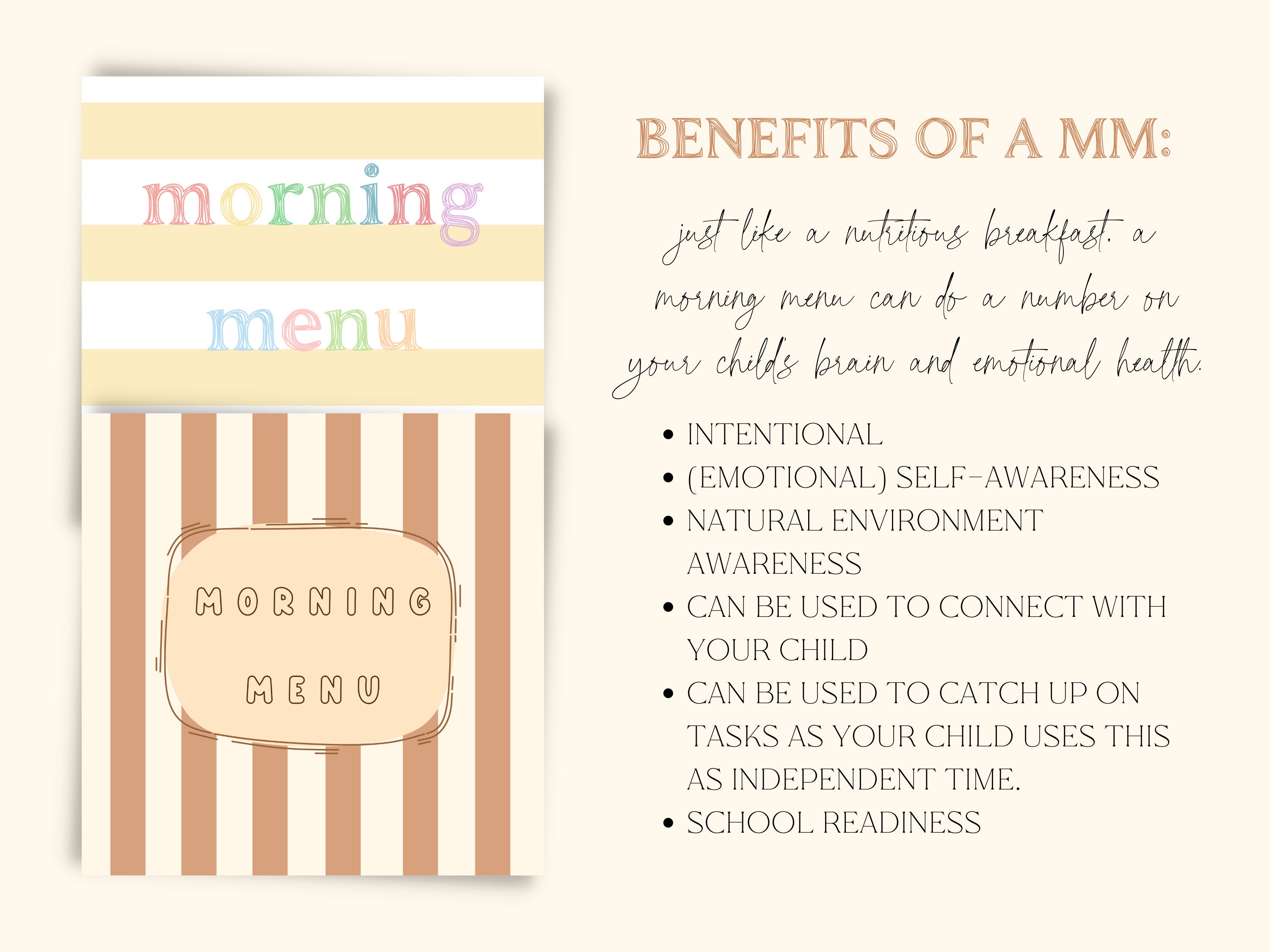 Rustic Morning Menu Cover Pages ONLY | Homeschooling Morning Circle ...