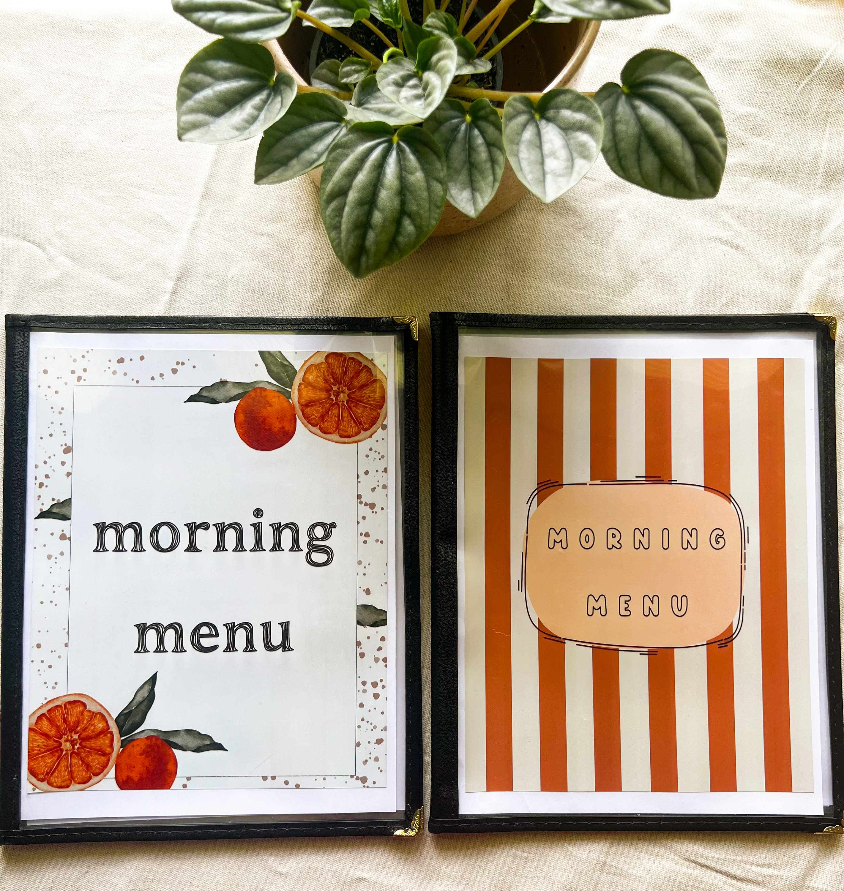 Rustic Morning Menu Cover Pages ONLY | Homeschooling Morning Circle ...
