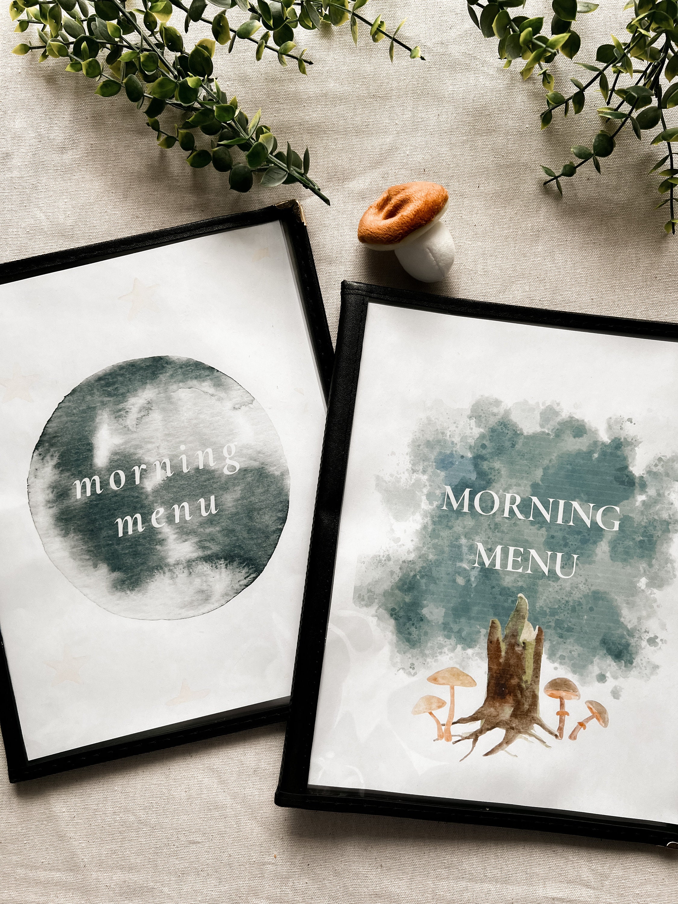 Simple Morning Menu Set | Morning Time Digital Prints | Homeschooling ...