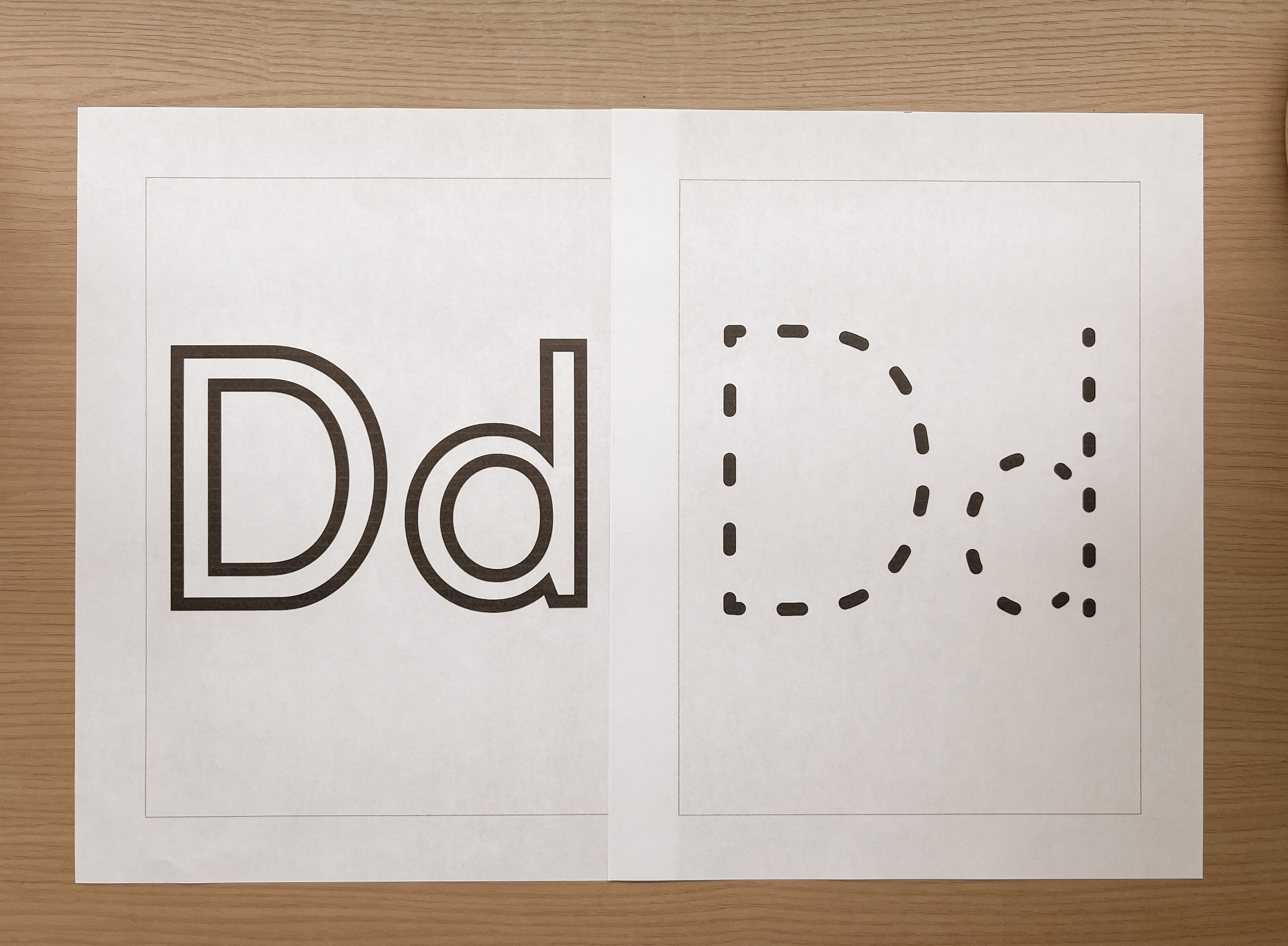 Letter D Tracing Printable Alphabet Tracing Worksheets ABC Printable ...