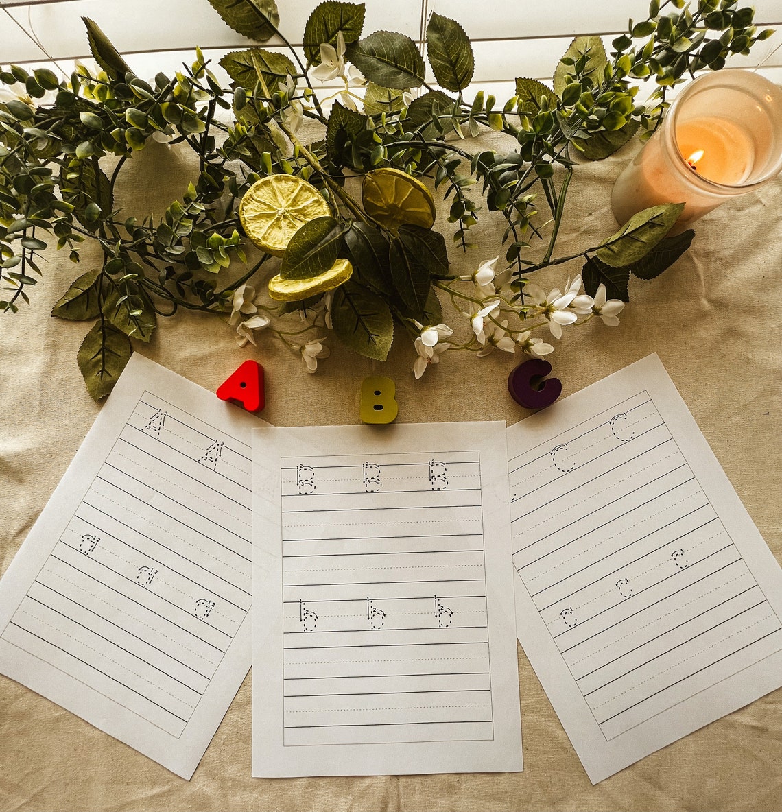 200 Alphabet Tracing Worksheets, Abc Tracing, Handwriting Practice ...