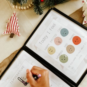 December Christmas Morning Menu Homeschool & Preschool Digital Print - Etsy