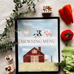 Simple Morning Menu Set | Morning Time Digital Prints | Homeschooling ...