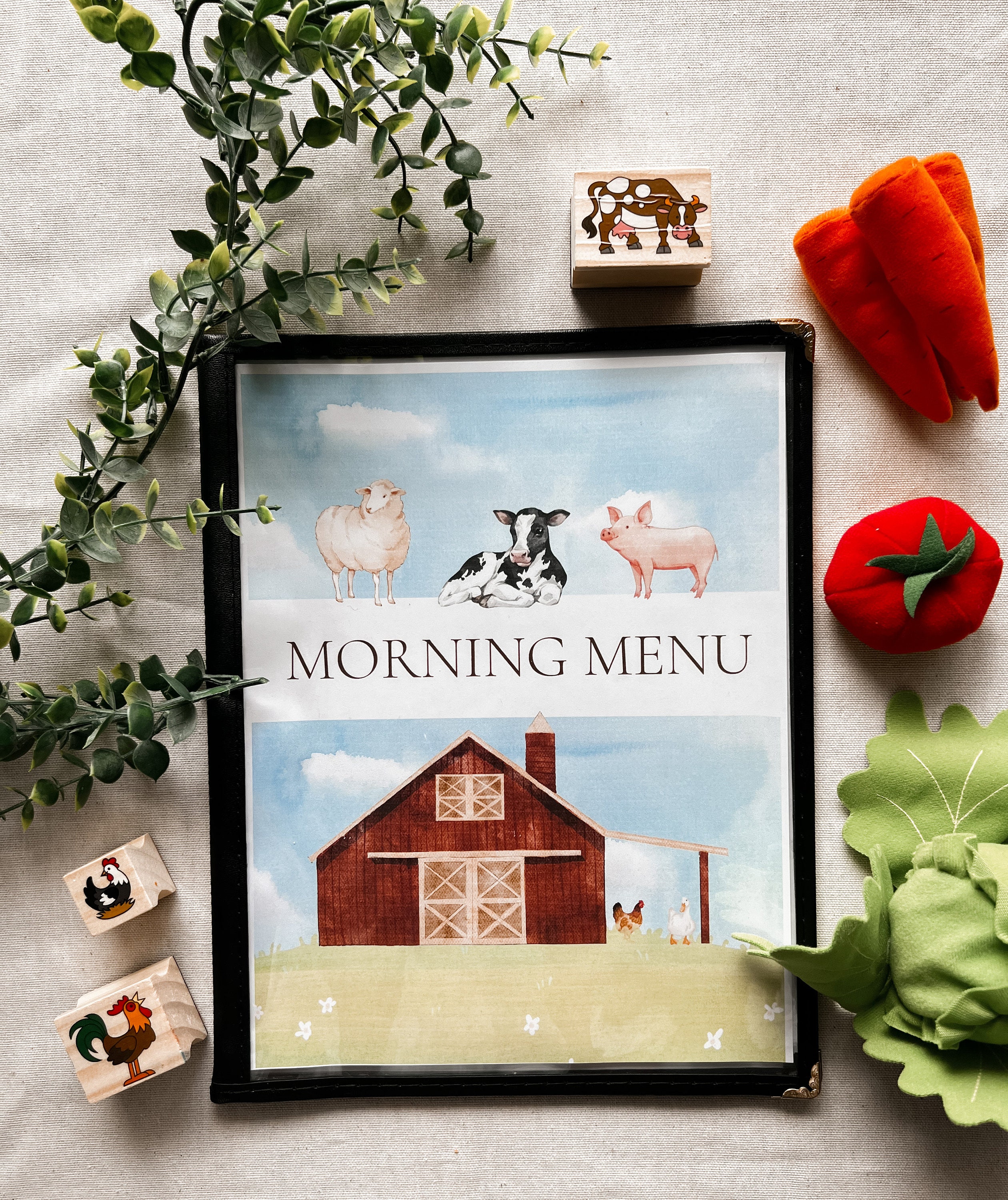 Simple Morning Menu Set | Morning Time Digital Prints | Homeschooling ...