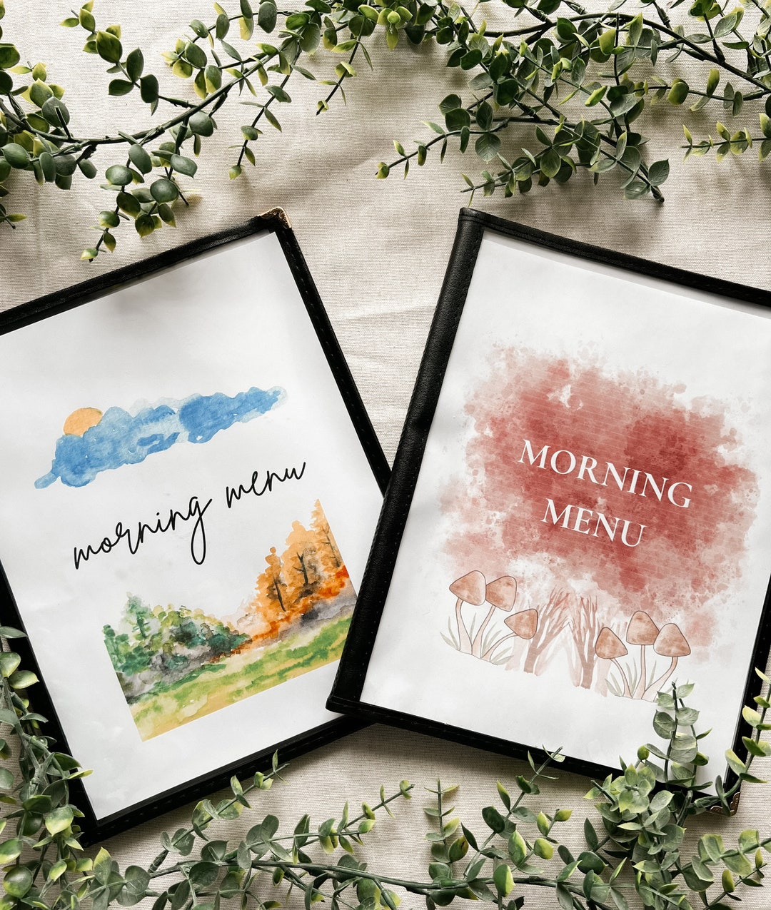 Simple Morning Menu Set | Morning Time Digital Prints | Homeschooling ...